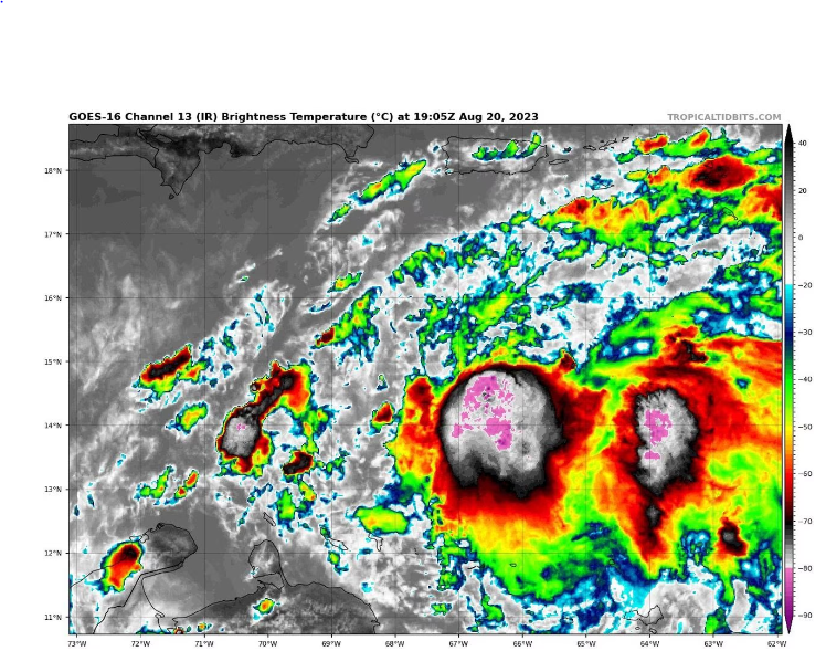 Se acerca Tormenta Tropical Franklin provocará aguaceros fuertes - El ...